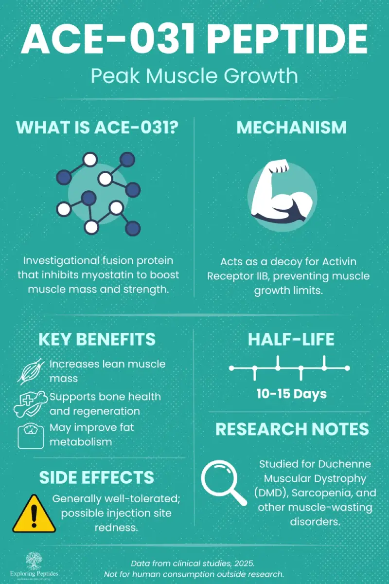 ACE-031 (Ramatercept): Myostatin Inhibition for Muscle Growth - Exploring Peptides